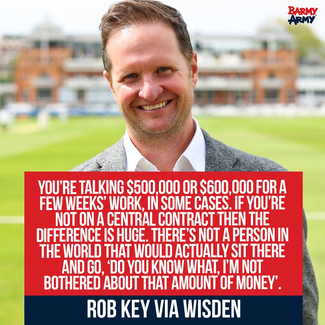 England's Barmy Army on Twitter: "Rob Key has spoken out about franchise leagues 👀"