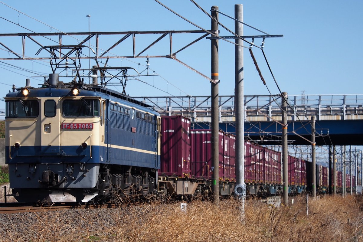 🍪かきてつ☕ on Twitter: "2/22 5087レ EF65-2089② 穂積→大垣 ☀ #EF65 #かきてつ撮影録"
