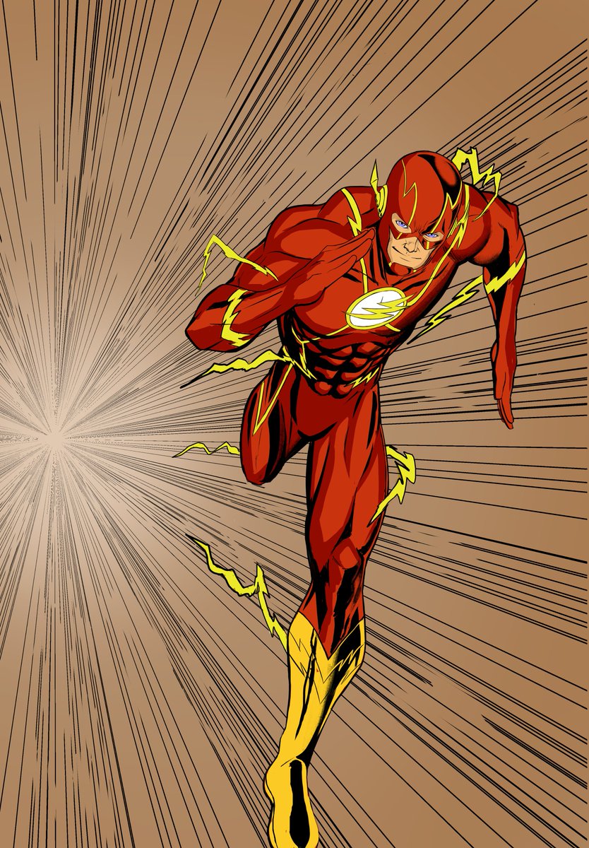 AutoArt on Twitter: "RT @sovereign_doom: flash process #drawing #digitalart #comics #dccomics # ...