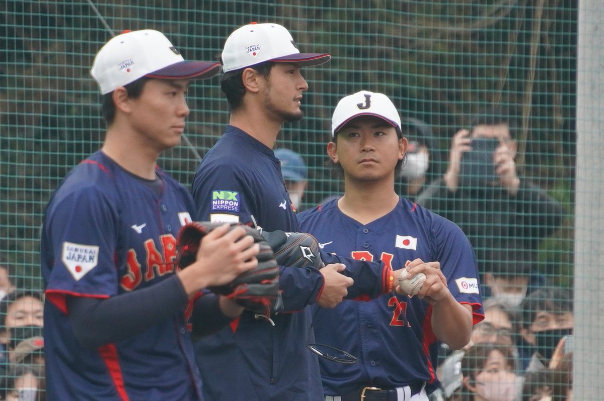大坂尚子 on Twitter: "【23日の #WBC宮崎キャンプ 】 ダルビッシュ塾開講。 #侍ジャパン #WBC2023 #swalloes #高橋奎二 #baystars #今永昇太 ...