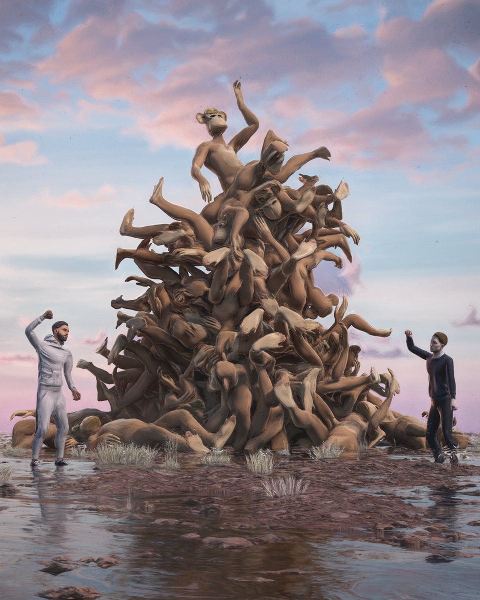 beeple on Twitter: "SEVENTY-TWO APES"