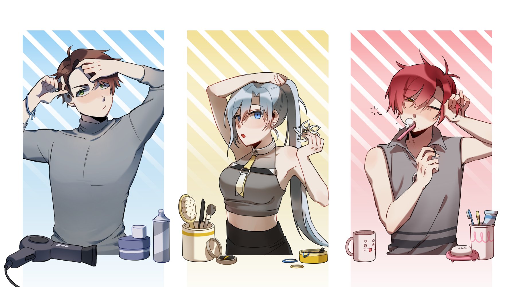 캐슬 on Twitter: "#ゆめ二キ #suha_art #hada_art #HaYun_Art 트윗빡빡밀다가 날라가버렸어요.. 암쏘쏘리벗아이럽유메니키... art by ...