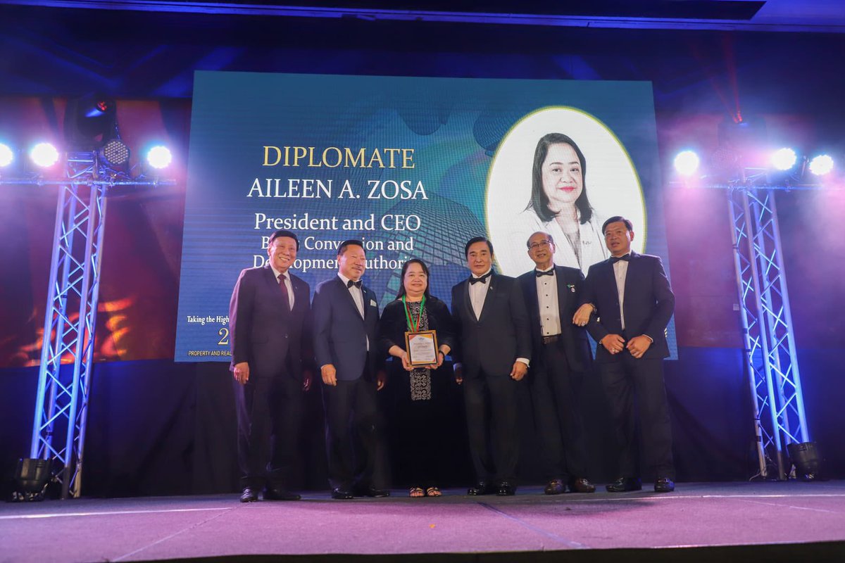 The BCDA Group on Twitter: "HIGHEST HONOR. Recognizing #BCDA President and CEO Aileen R. Zosa's ...