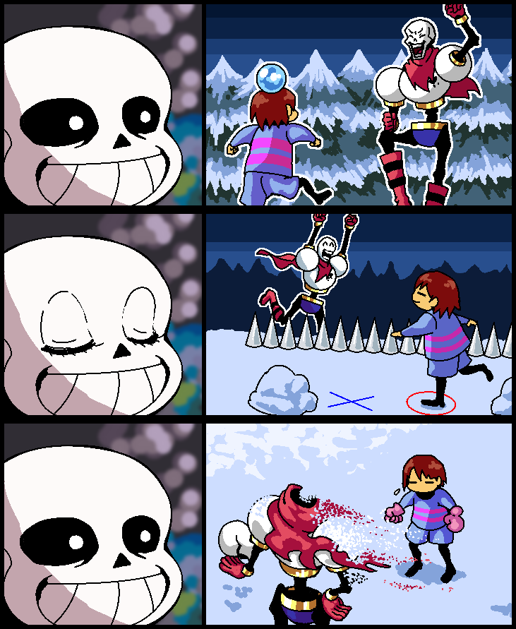 ハワード on Twitter: "#UNDERTALE #sans #papyrus 瞬き… https://t.co/aK2bPPtg0B" / Twitter