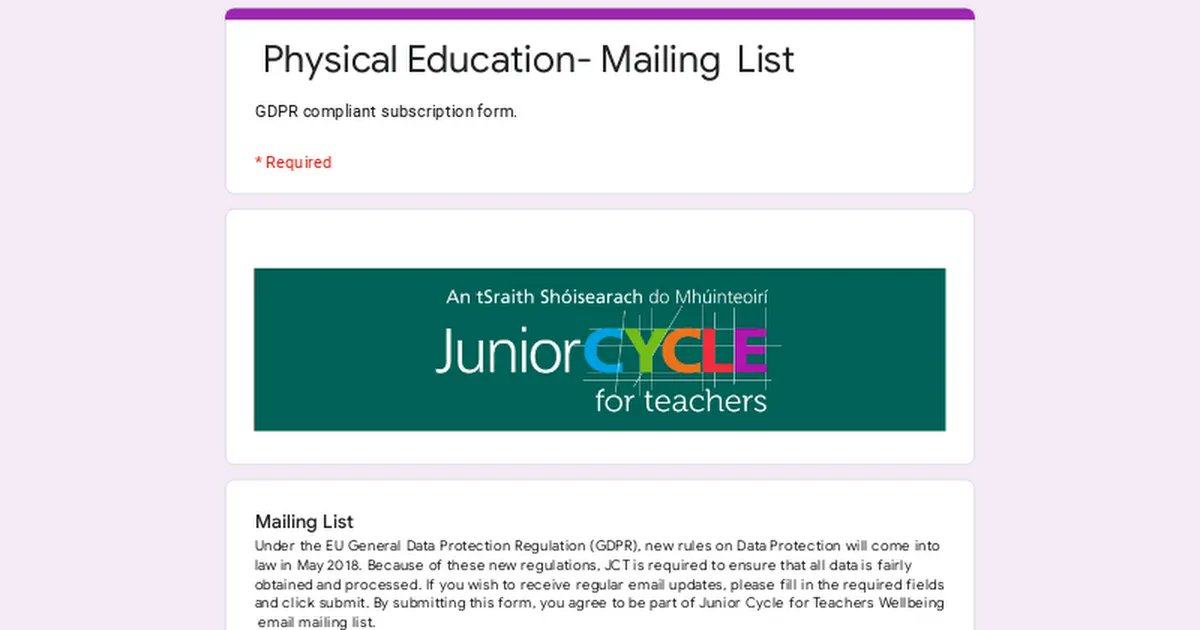 jct.ie on Twitter: "RT @Jct_Pe: The February Physical Education Newsletter is now available from ...