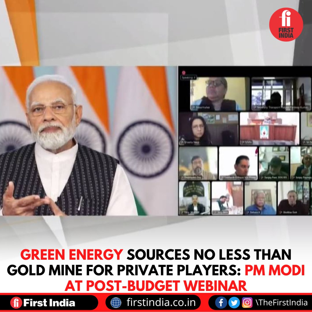 First India on Twitter: "Prime Minister Narendra Modi on Thursday addressed the first post ...