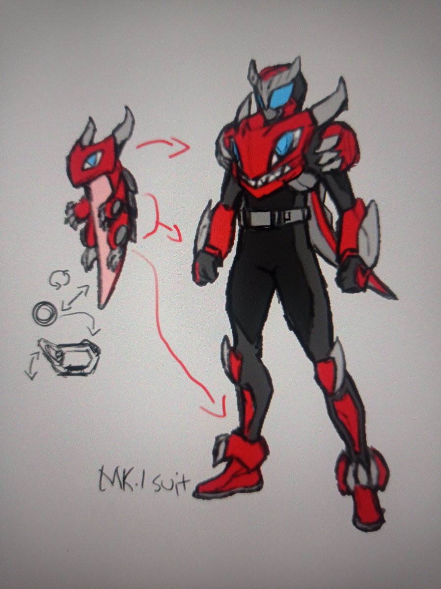 「My second oc rider concept after the puz」|TO ZEのイラスト