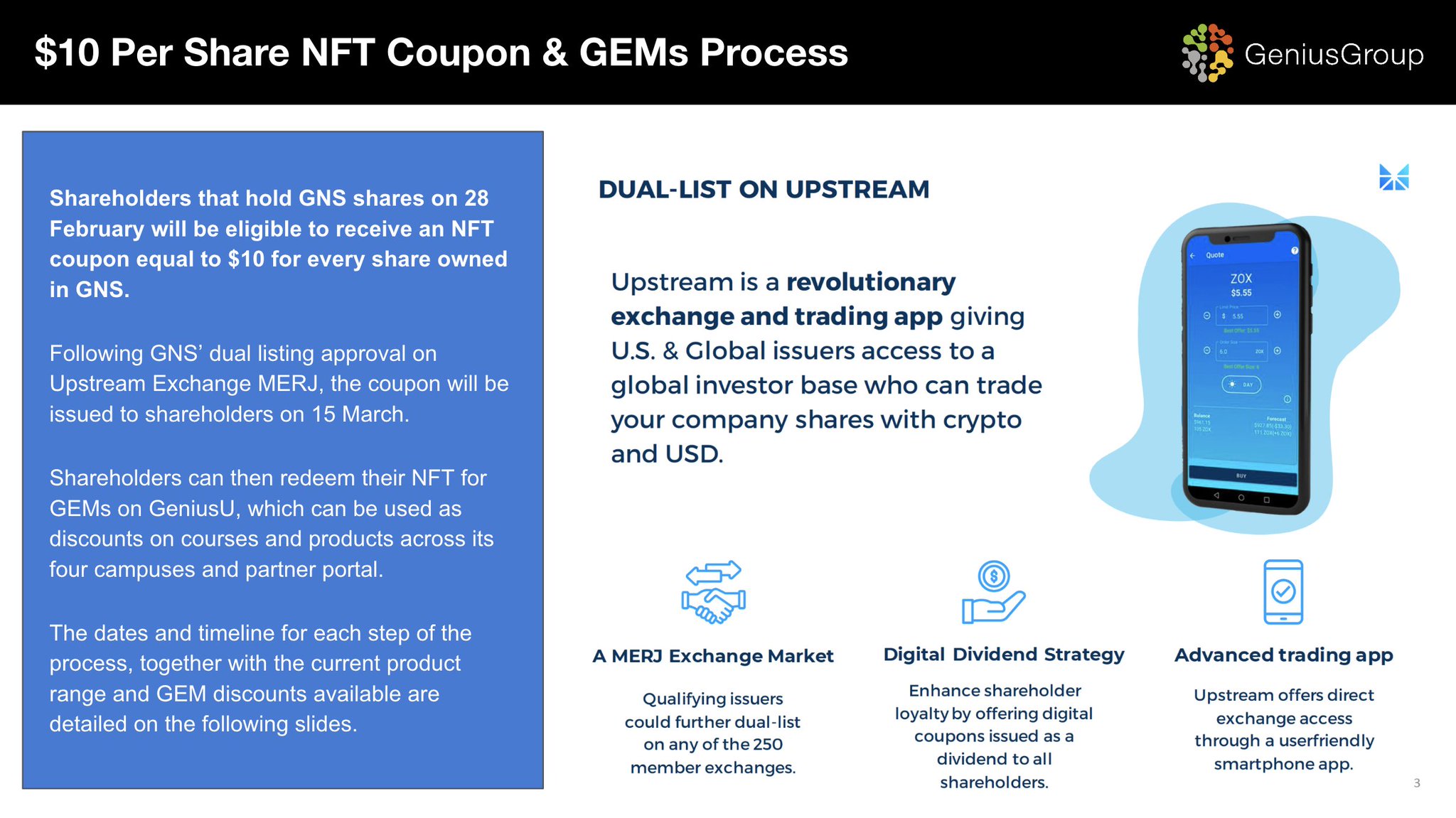 Roger James Hamilton on Twitter: "(1/6) Genius Group today published a Guide to Claim $10 NFT ...