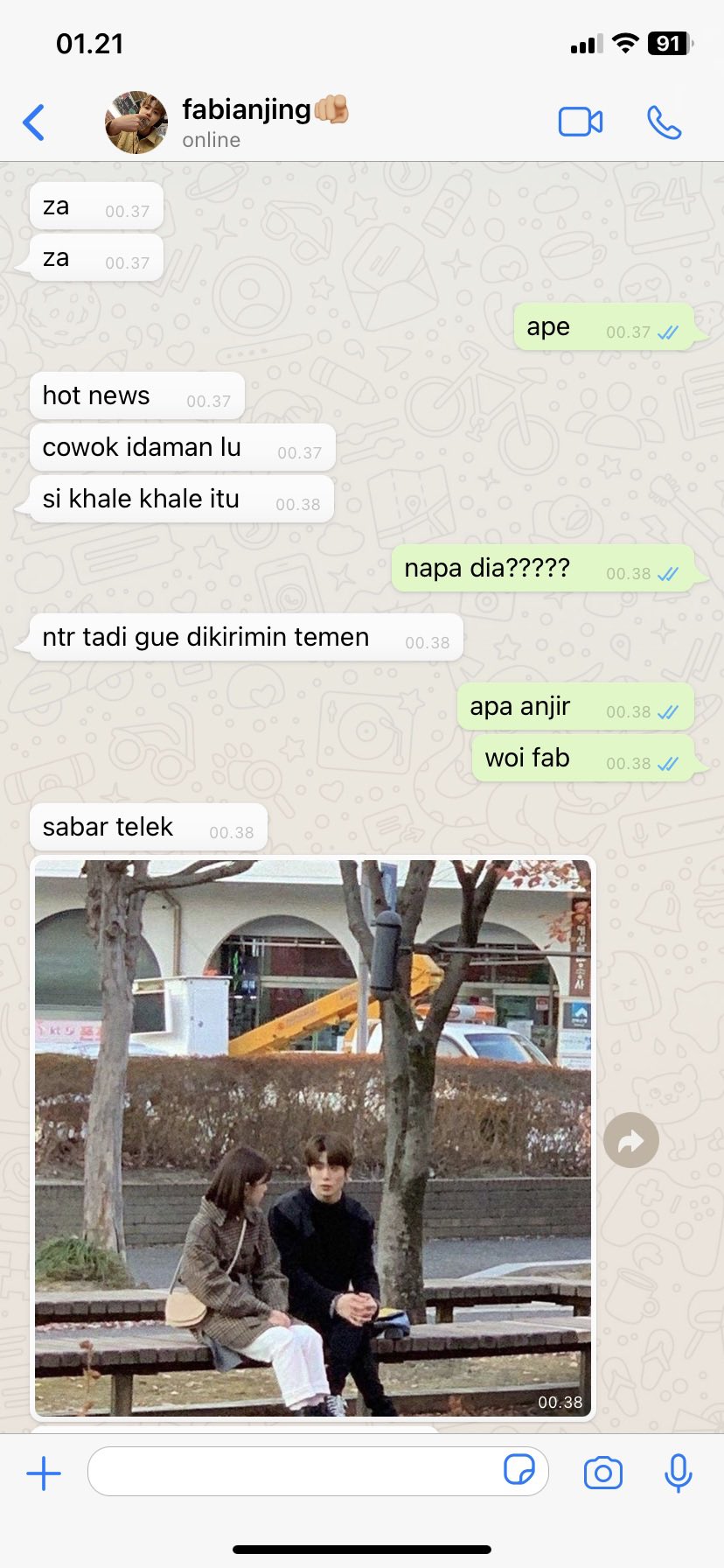 𝒥𝒆𝒋𝒆. khale reza on pinned! on Twitter: "14. ini fabian pernah disebut btw sama reza kalo kalian ...