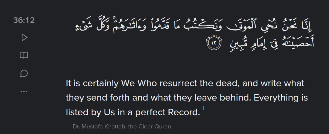 This verse expresses the height of accountability that we have to give ...