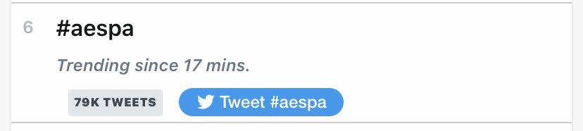 æspas Charts 에스파스 차트 On Twitter 🌐 Worldwide Twitter Trends 1