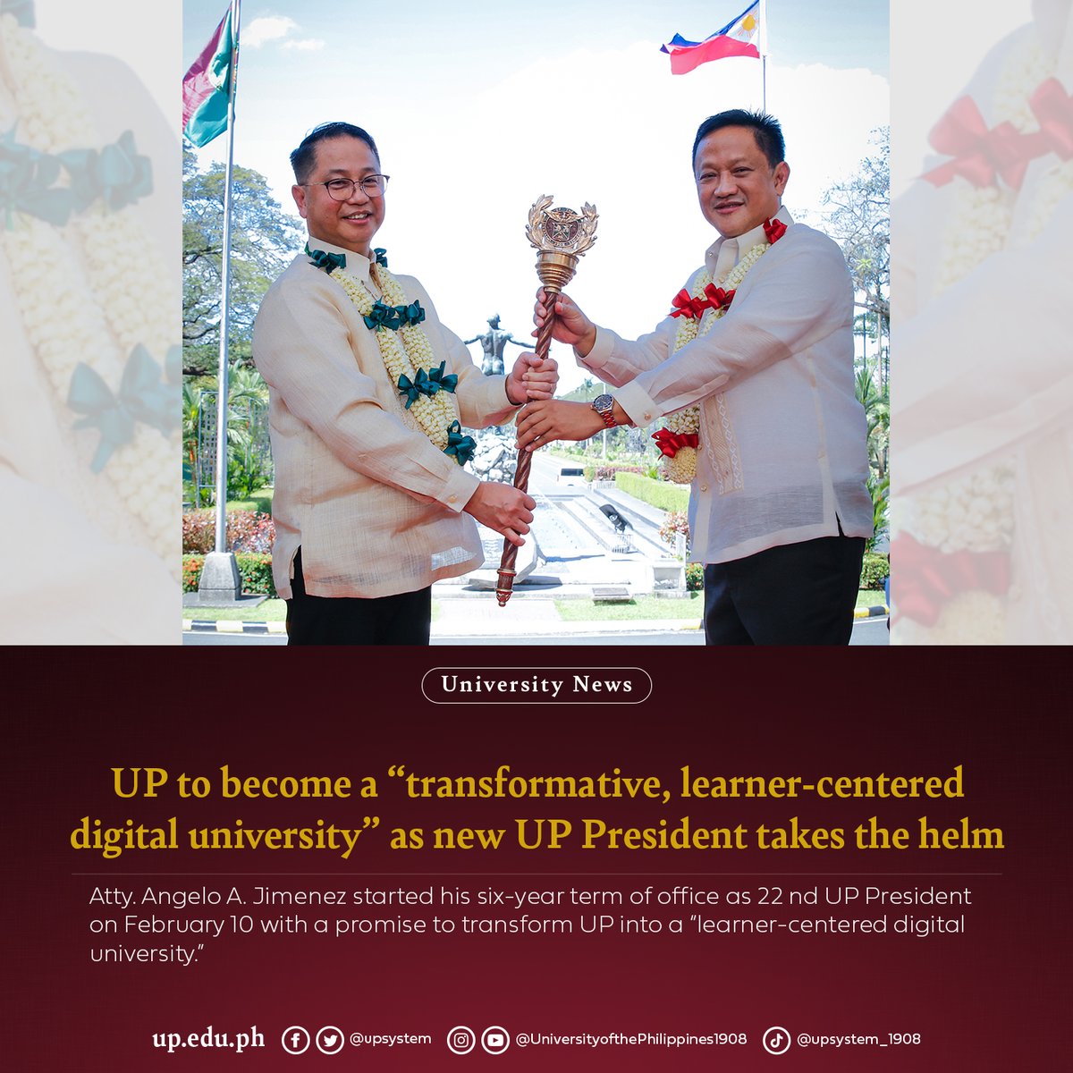 University of the Philippines on Twitter: "Atty. Angelo A. Jimenez started his six-year term of ...