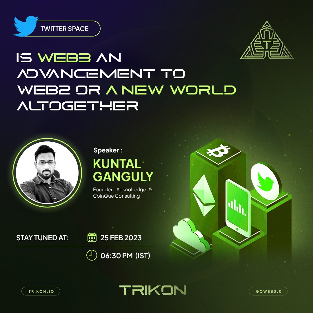 Trikon on Twitter: "🎉 Exciting news! We are doing a Twitter Space with @Kuntalico , Founder of ...