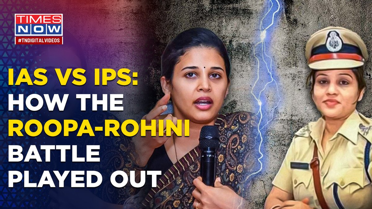 In IAS Vs IPS Battle, Roopa And Rohini Fight It Out Over Leaked Private ...