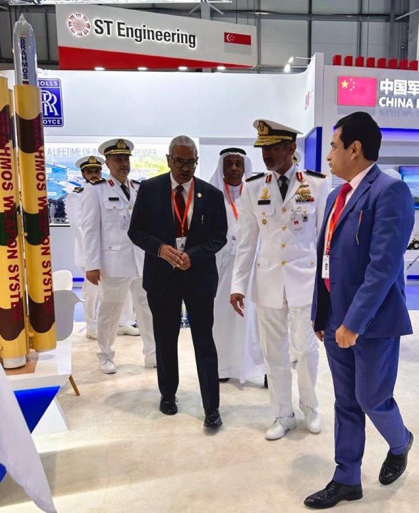 BrahMos Aerospace chief Atul Rane today briefed UAE naval forces ...