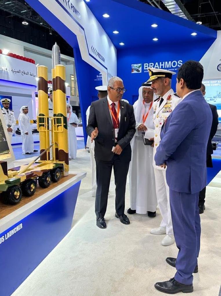 BrahMos Aerospace chief Atul Rane today briefed UAE naval forces ...