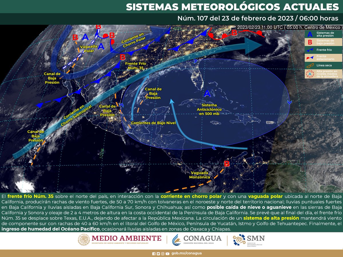 Webcams de México on Twitter: "RT @conagua_clima: Imagen de Fenómenos #Meteorológicos actuales ...