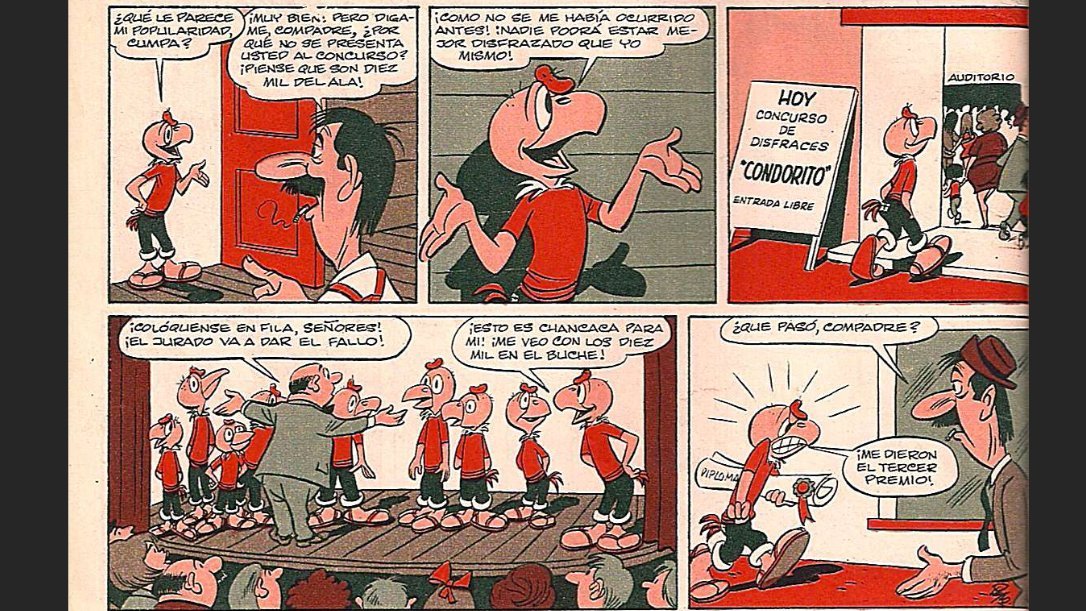 Paradigma Cómic on Twitter: "Aquí el chiste completo en su versión re-dibujada (Condorito #30)"