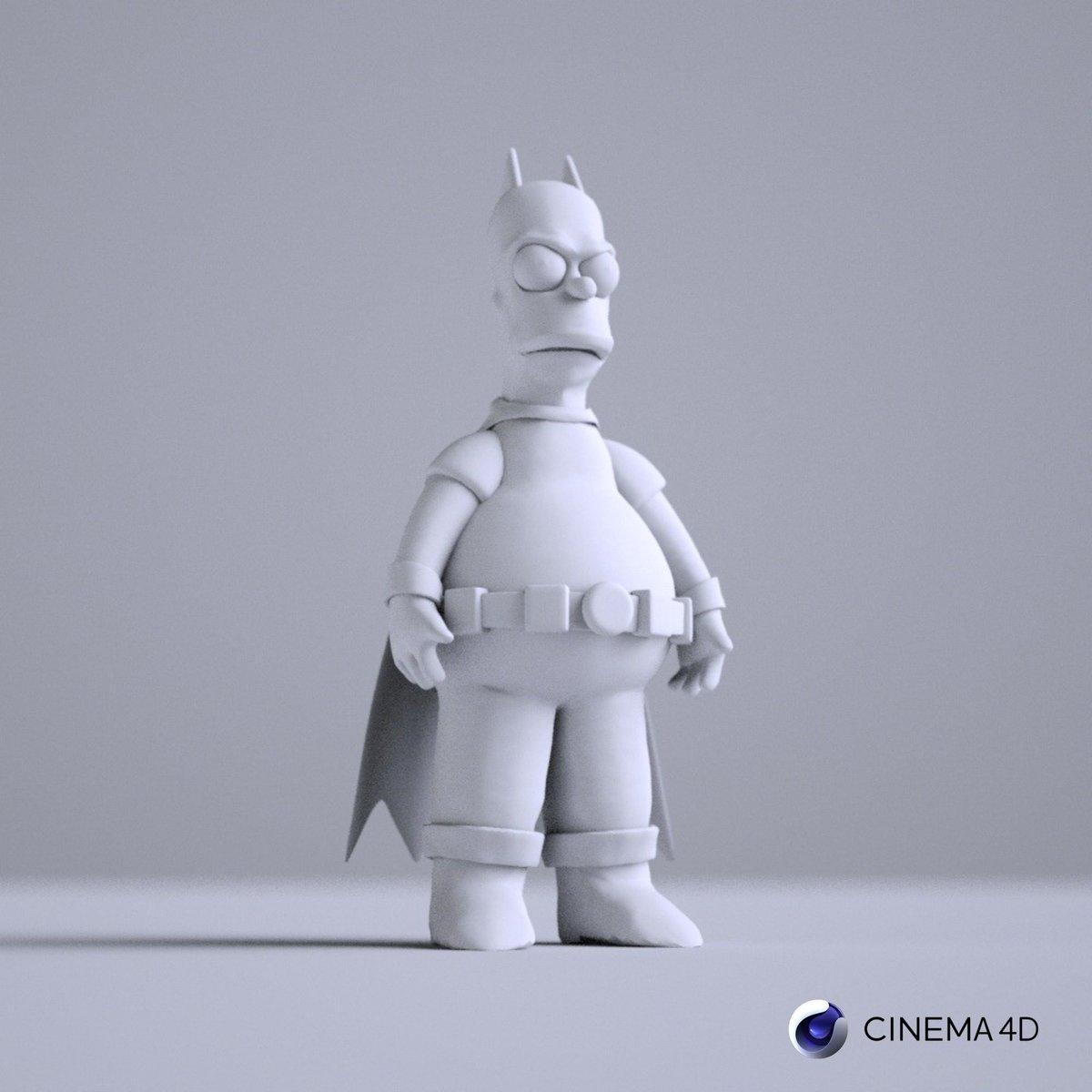 Adobe Substance 3D on Twitter: "RT @M_Halawany_: Introducing Bat-homer as the Caped Crusader in ...