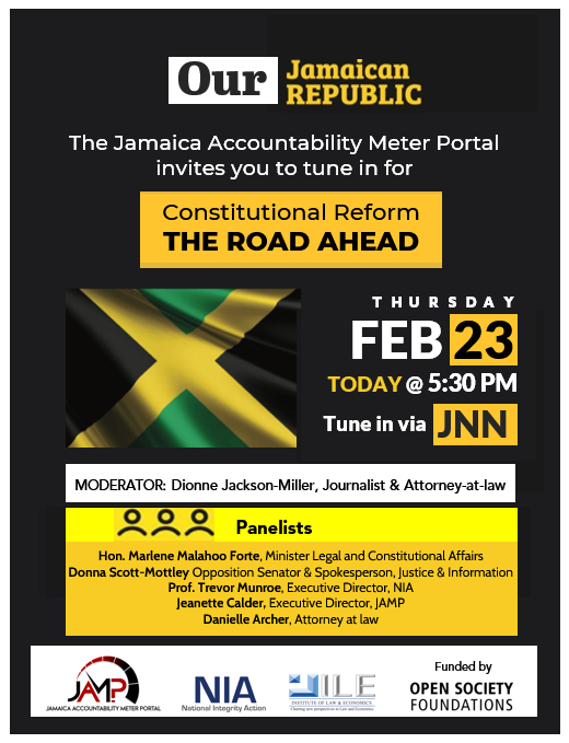 Jamaica Accountability Meter Portal on Twitter: "CONSTITUTIONAL REFORM: THE ROAD AHEAD 7 public ...