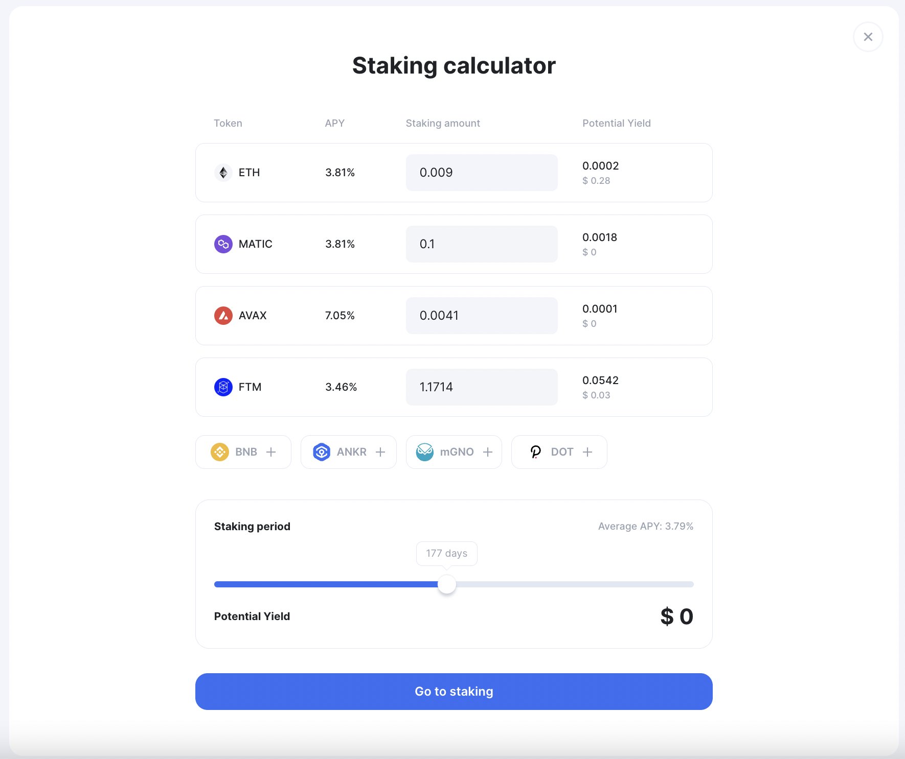 Ankr on Twitter: "Calculate your rewards straight from @ankrstaking’s dashboard using the ...