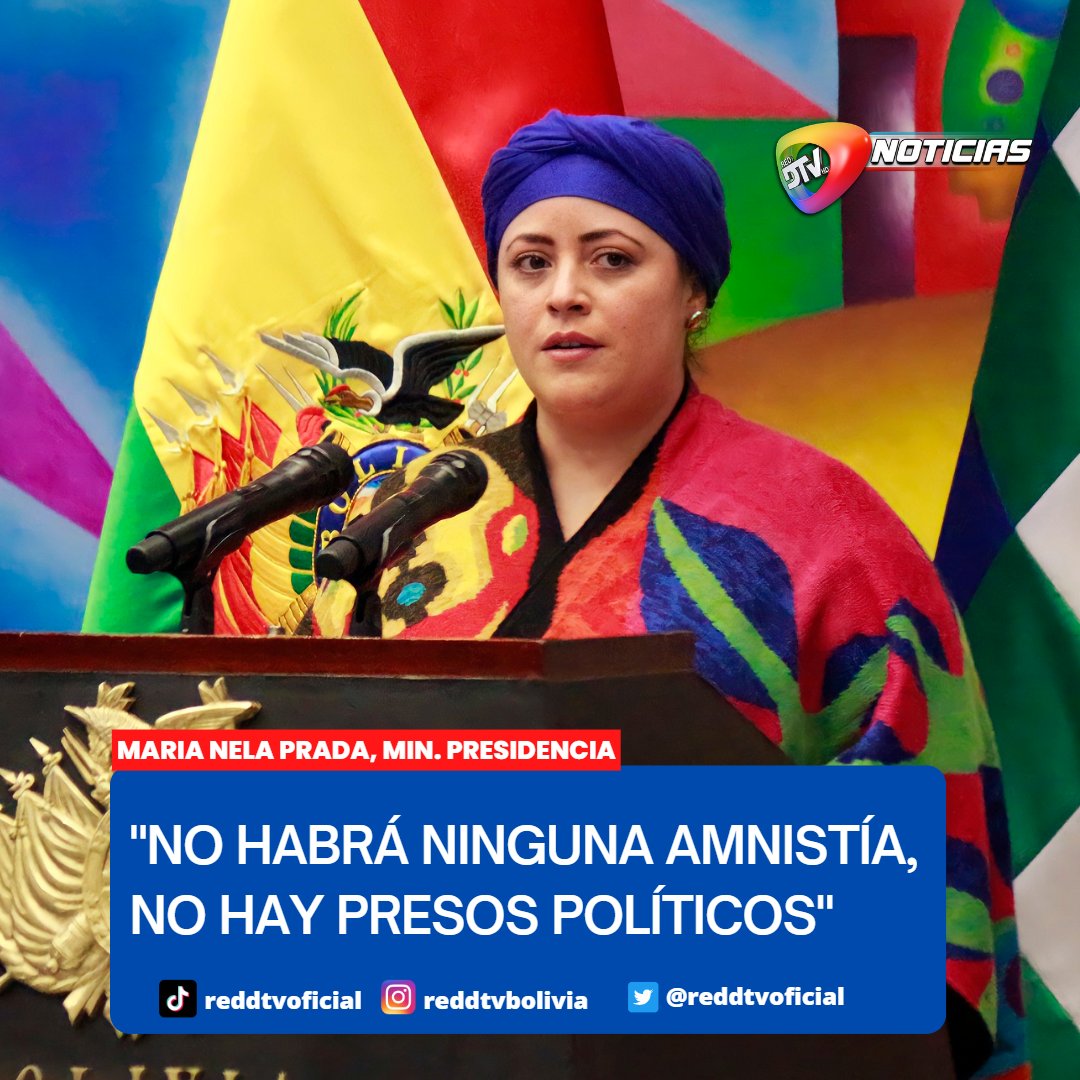 Fanny Alvarez on Twitter: "RT @reddtvoficial: "No habrá ninguna amnistía, no hay presos ...