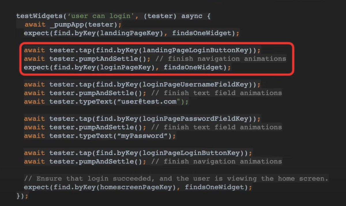 Flutter On Twitter Writing Tests For Flutter Code 📝 In This Flutterforward Session 3981