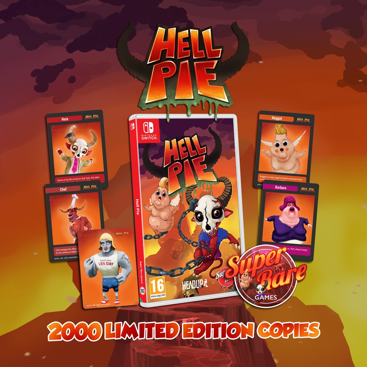 Super Rare Games on Twitter: "𝐇𝐄𝐋𝐋 𝐏𝐈𝐄 NOW AVAILABLE 🔥😈 Pick up this twisted mascot platformer ...