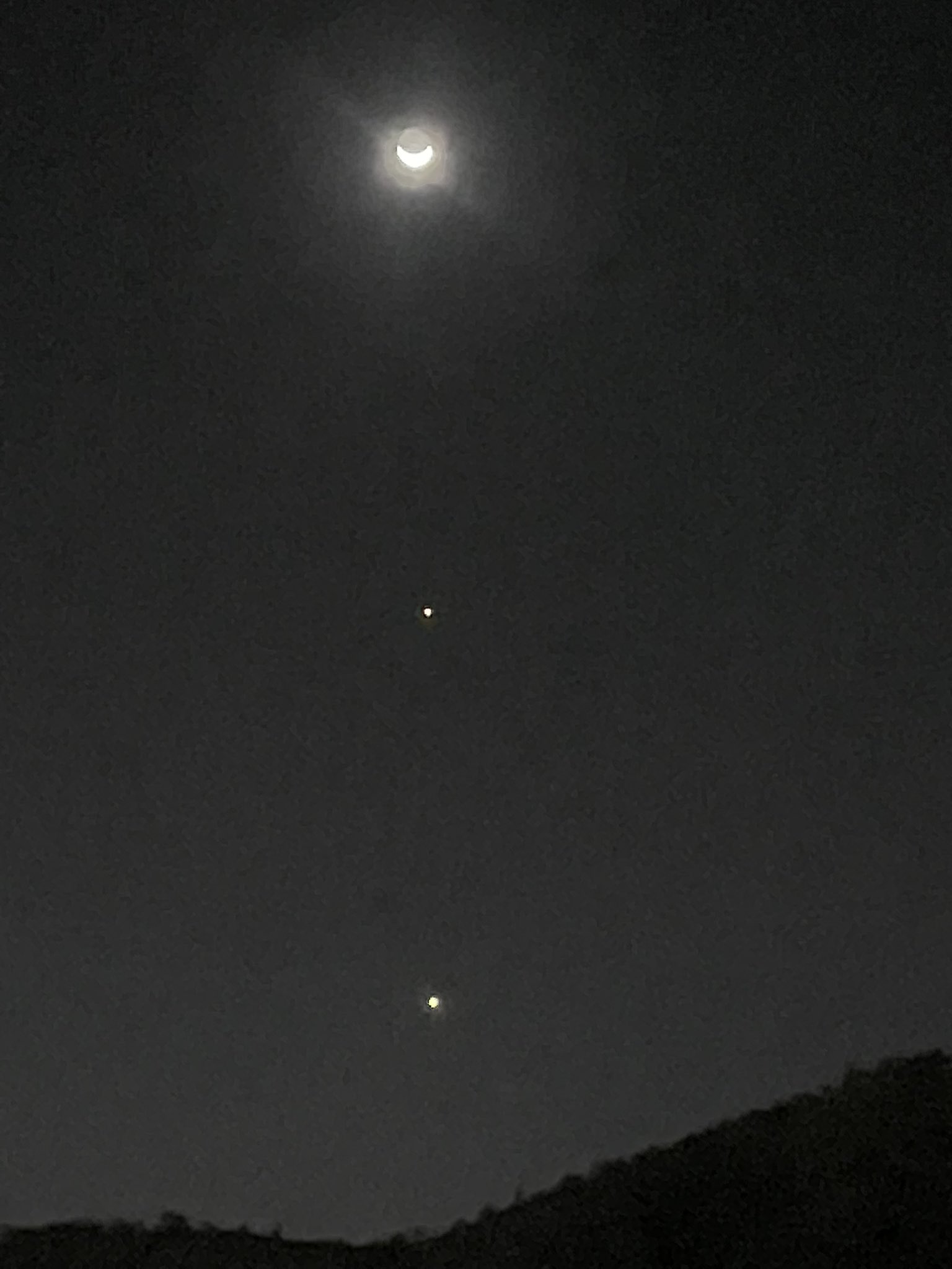 Moon With Jupiter In Line