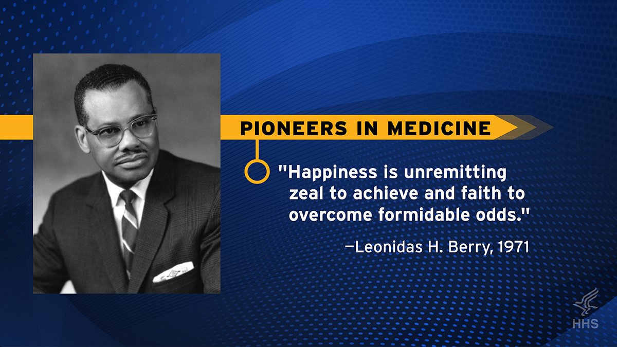 Dr. Leonidas Berry showed us it’s possible to achieve great things in ...