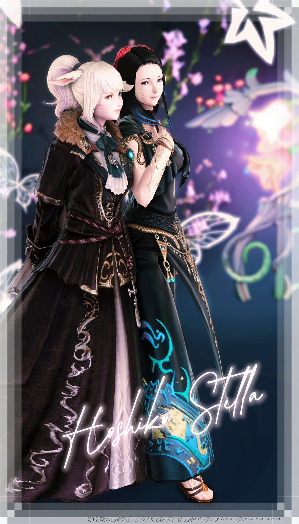 オリオンブレード@FF14(☽Mana) on Twitter: "先日、LSメンバのほしさこさんと撮った1枚 ここ前から気になってまして…来れて嬉しい🥳 仄かなライティングと黒ベースなのに ...