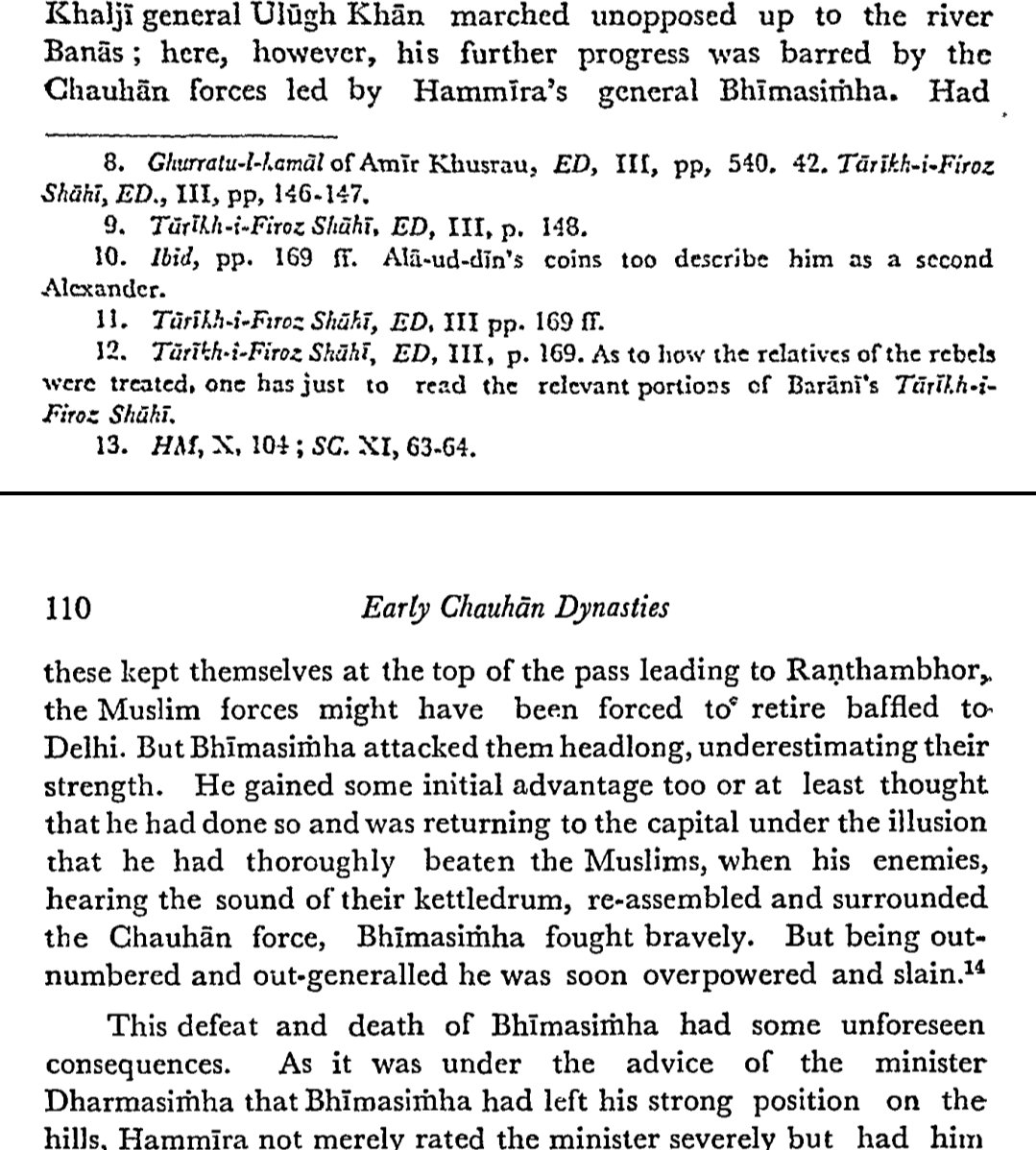 Resistance of Chauhans against Sultanate post Prithviraj Chauhan. ( A ...