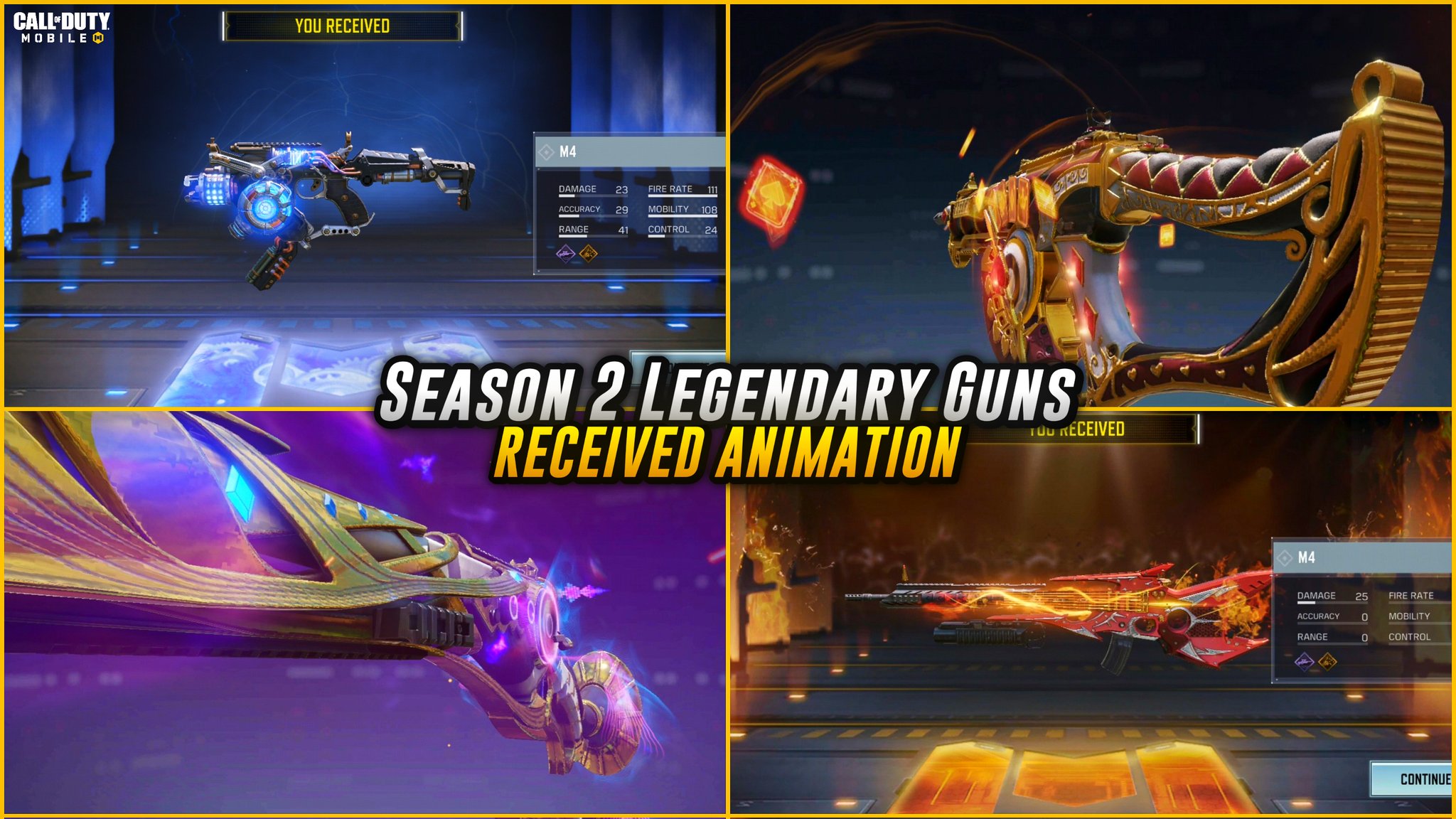 Sunshine | CoDM Leaks on Twitter: "🚨 NEW VIDEO 🚨 ♦️ Season 2 Heavy Metal Legendary Gun's ...