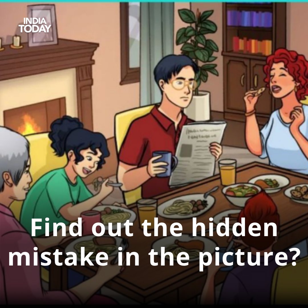 Observation skills puzzle! Can you find out the hidden mistake the ...