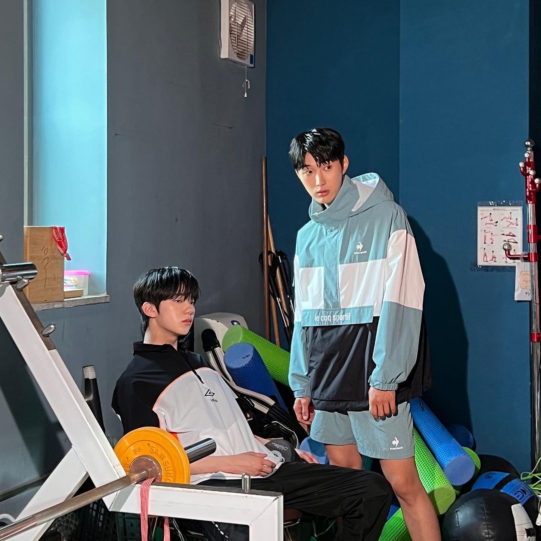 BL Update on Twitter: "LOOK: Shin Ye Chan shared a few behind-the-scenes stills with Kim Jae Han ...