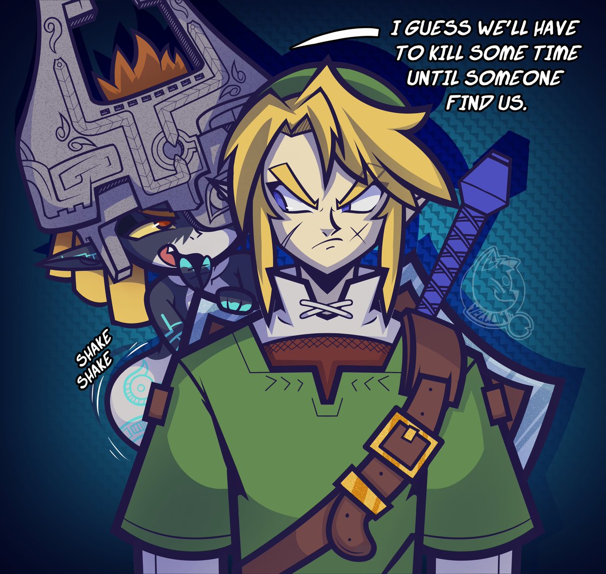 Yellow NSFW 🔞 - COMMISSIONS OPEN (4/10) on Twitter: "Trapped in a cave with Midna full set ...