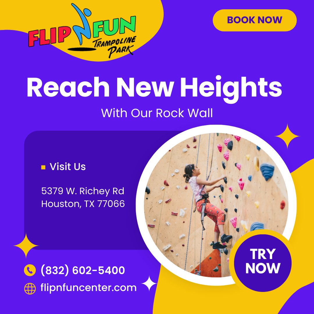 Flip N Fun Trampoline Park On Twitter Climbing Is Way More Fun Than