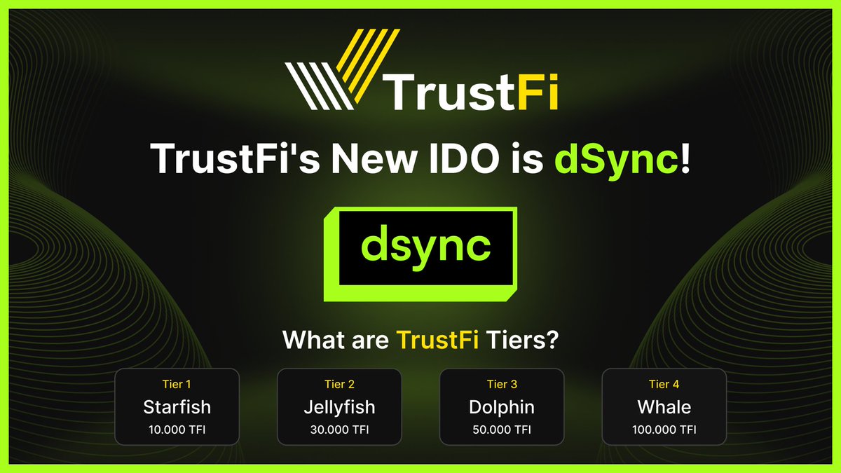 TrustFi on Twitter: "📣#TrustFi x #dsync.ai 🔔Our next #IDO @thefutureofwork, an #AI protocol that ...