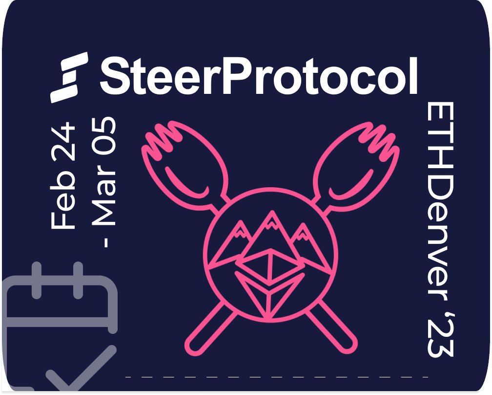 Steer Protocol | Meet us at #ETHDenver on Twitter: "RT @steerprotocol: 🚀 Exciting news! Steer ...
