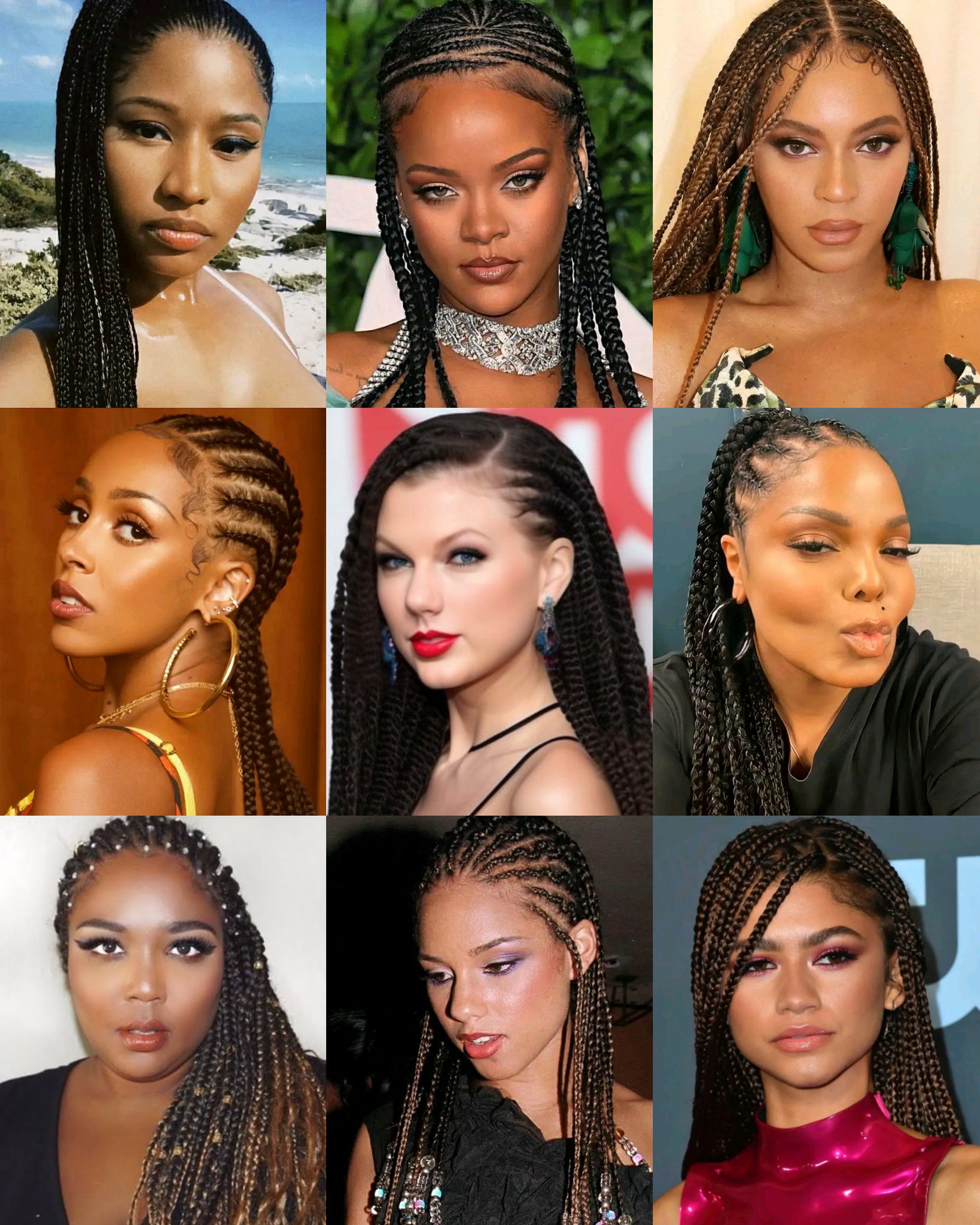 Black Celebrities With Braids 60 Photos Moonagedaydream Film