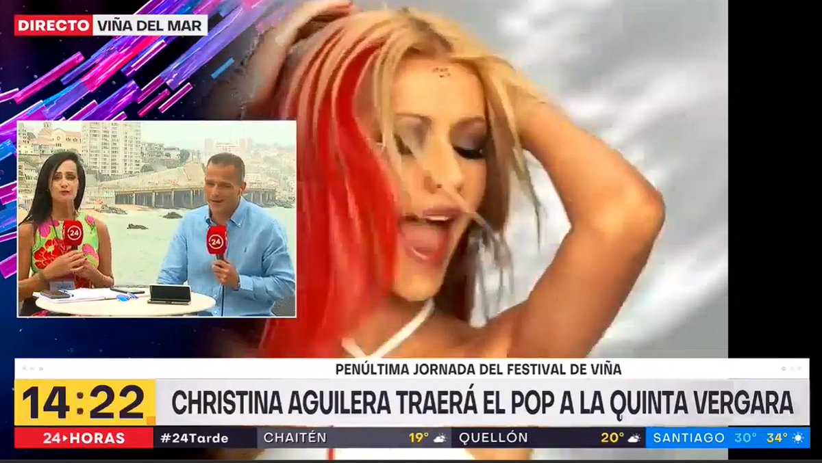 Tvn On Twitter Rt 24horastvn 📺 24tarde Christina Aguilera Se