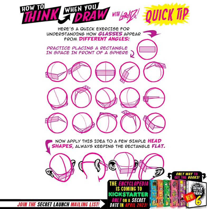 Etheringtonbrothers On Twitter Glasses From The Howtothinkwhenyoudraw Encyclopedia The