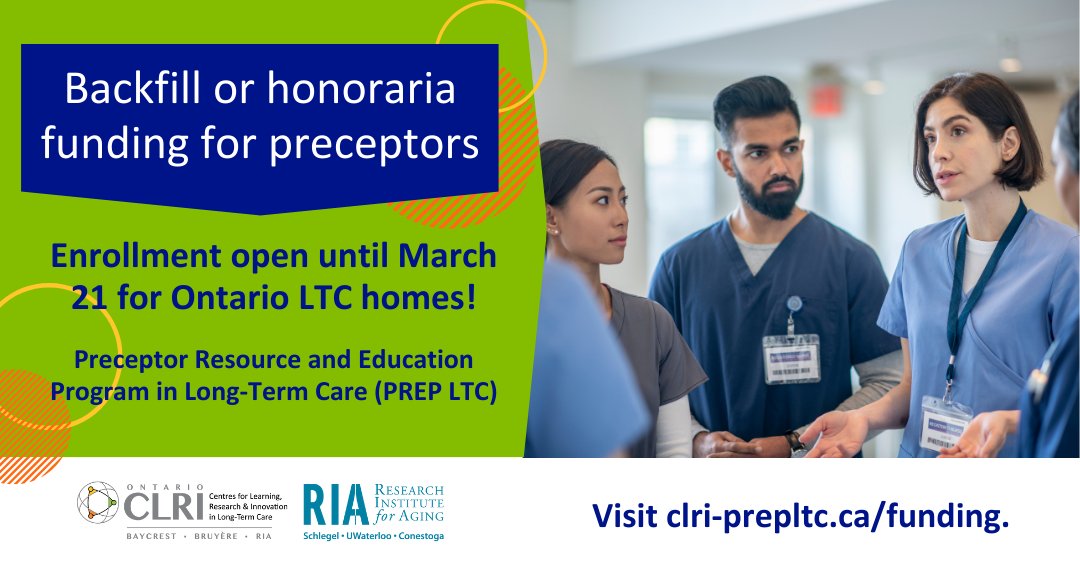 Ontario Centres for Long-Term Care on Twitter: "Ontario LTC homes can ...