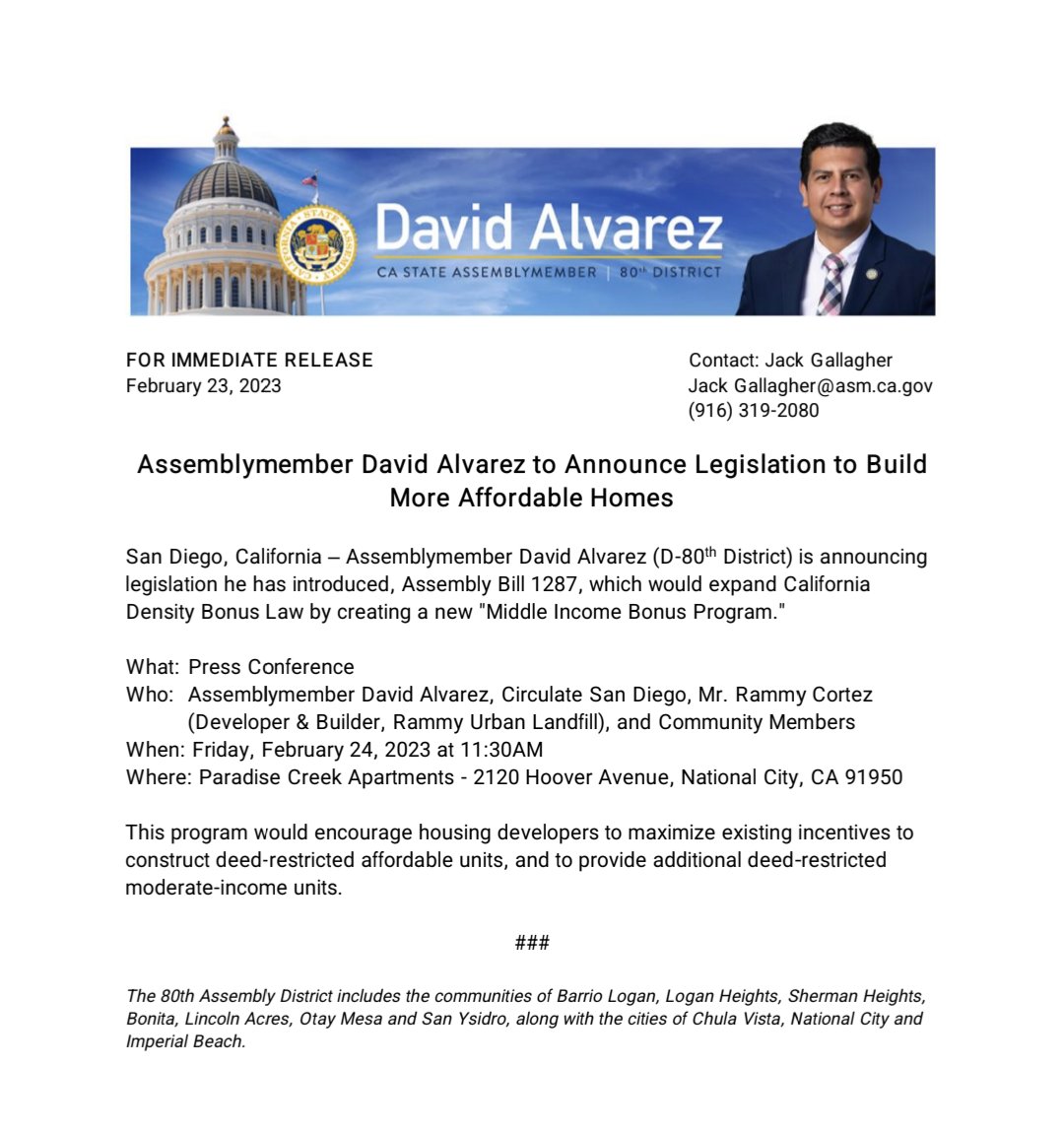 Jeremy Bloom on Twitter: "Breaking news! Circulate is sponsoring a bill in the CA legislature ...