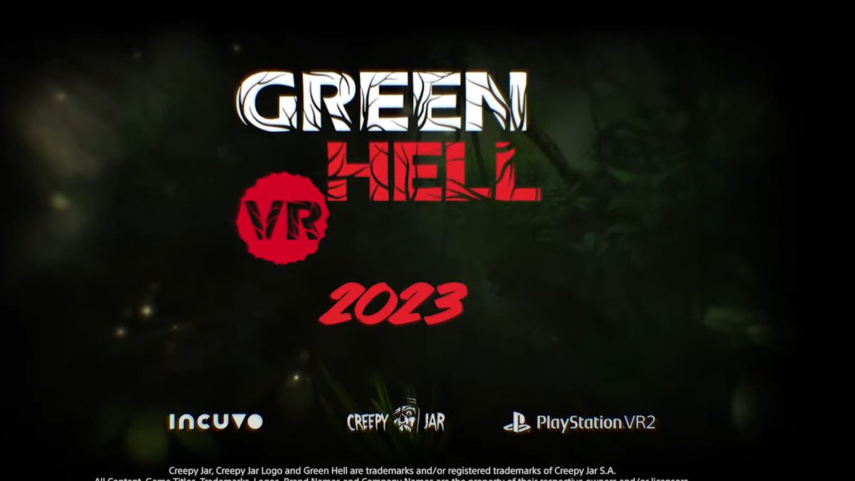 Areajugones on Twitter: "Empezamos con VR y se anuncia para PSVR2 una nueva entrega de Green ...