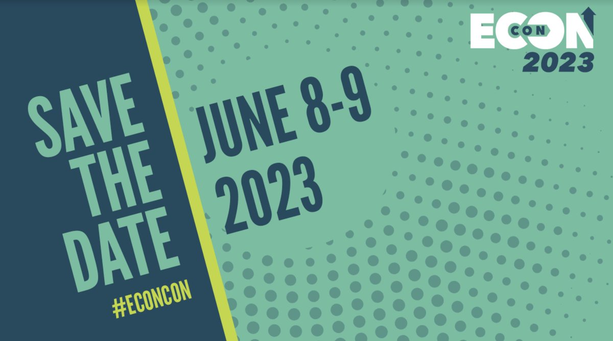 Mark your calendars! EconCon2023 is back and better than ever. We’ll be joining ceprdc, Demos ...