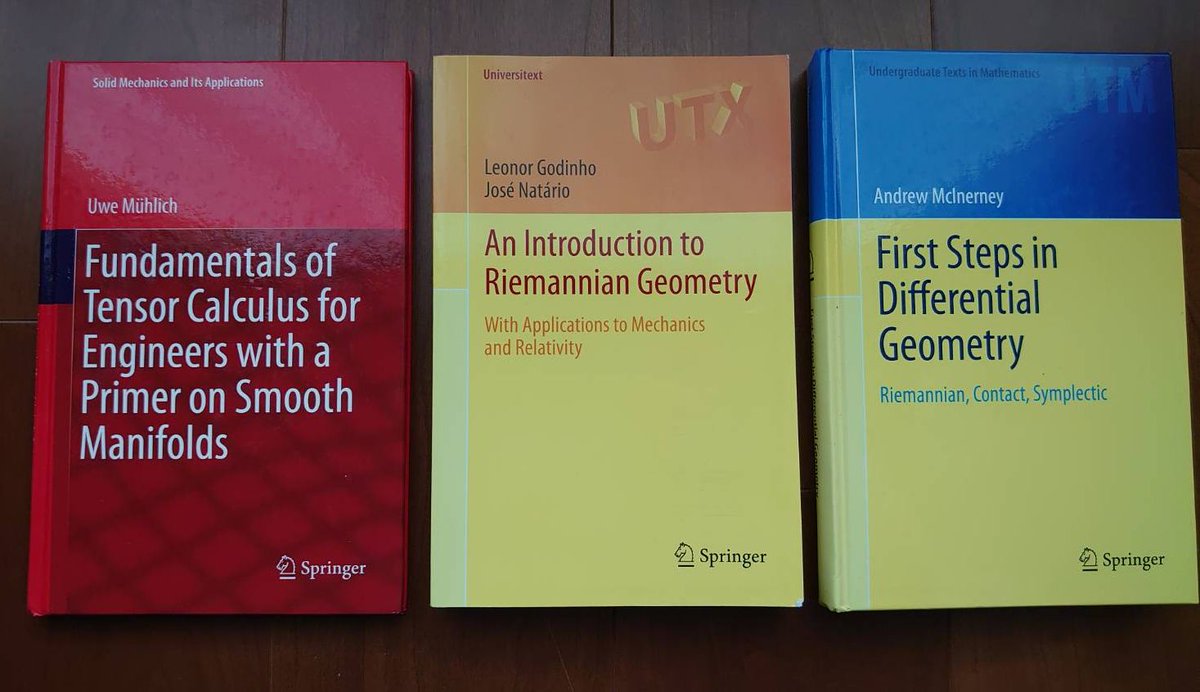 Frank Nielsen on Twitter: "Beginner books to get started with differential geometry before ...