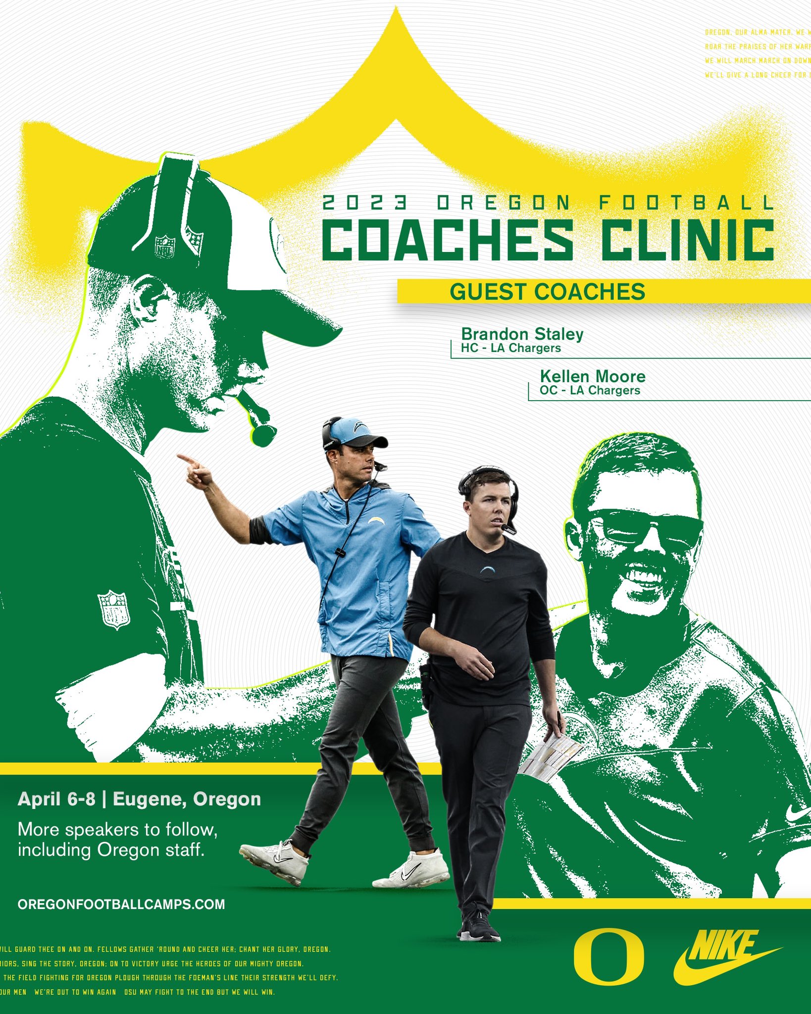 Oregon Football on Twitter: "Two of our guest coaches are locked in for our spring Coaches ...
