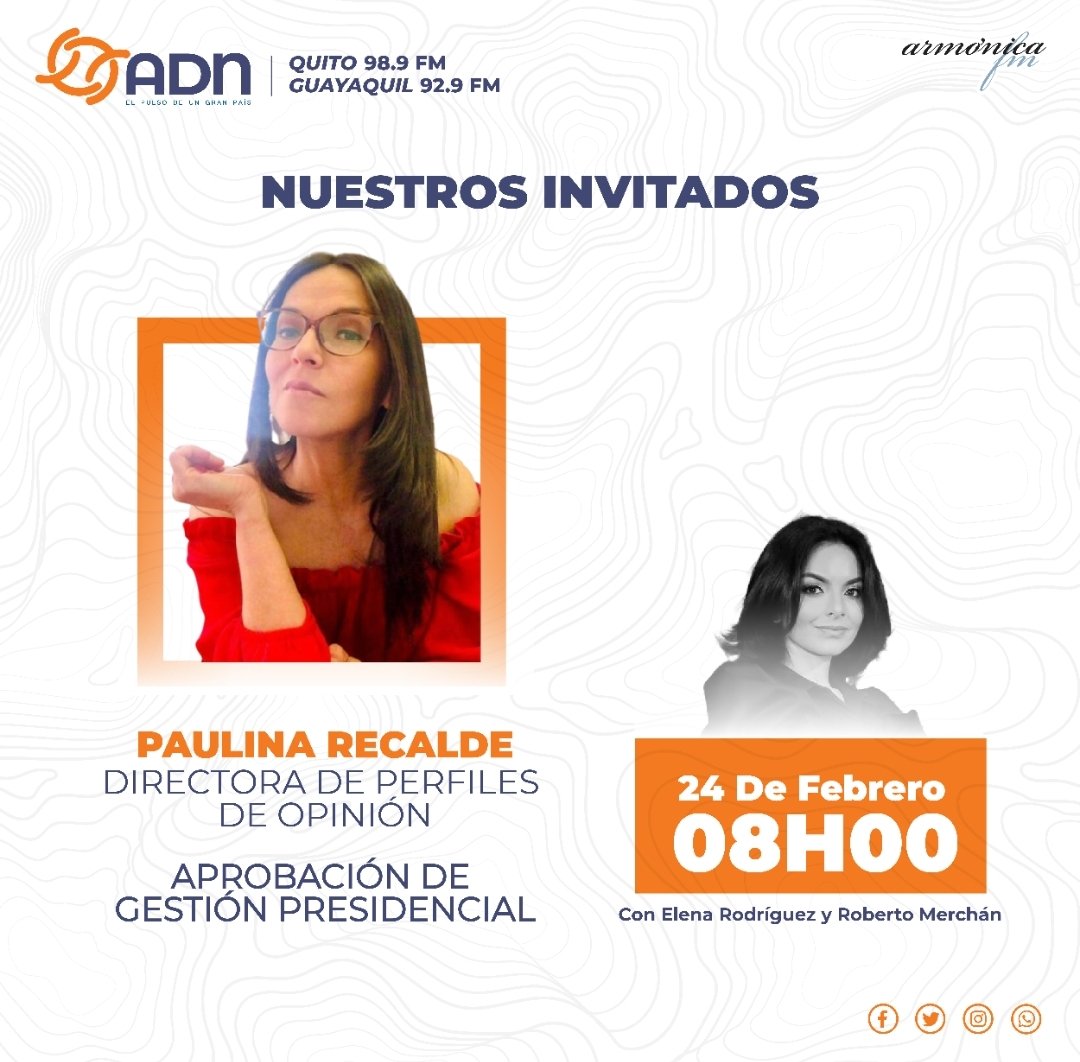 Perfiles De Opinión On Twitter Rt Noticieroadn La Información Las