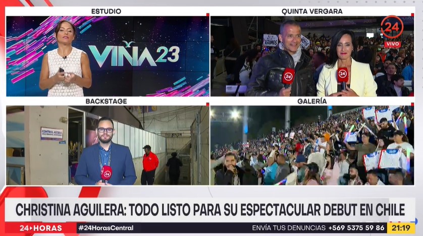 Tvn On Twitter Rt 24horastvn 🕊 24horasenviña Christina Aguilera